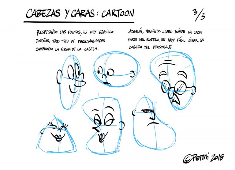 TIP para dibujar CARAS CARTOON – Blog de Pepmi Garau